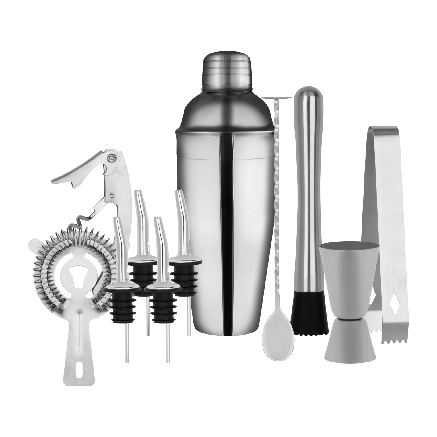 Zanzi Cocktail Set 11 pc in Bartender Bag - Bar accessories, Bar ...